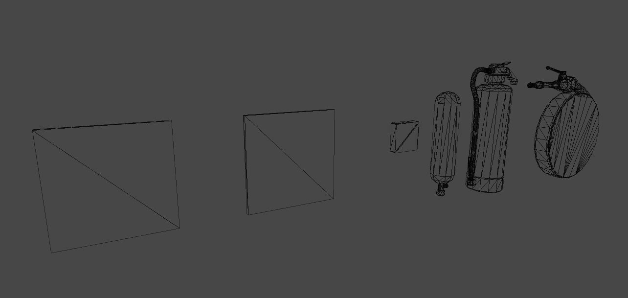 3D model Fire fighting props VR / AR / low-poly | CGTrader