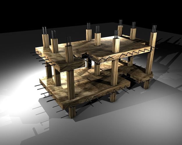Under Construction Building free 3D model | CGTrader