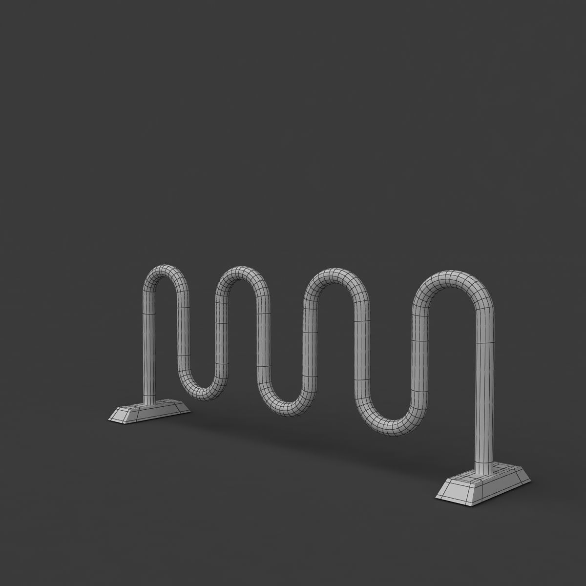 Cycle stand 3D model | CGTrader