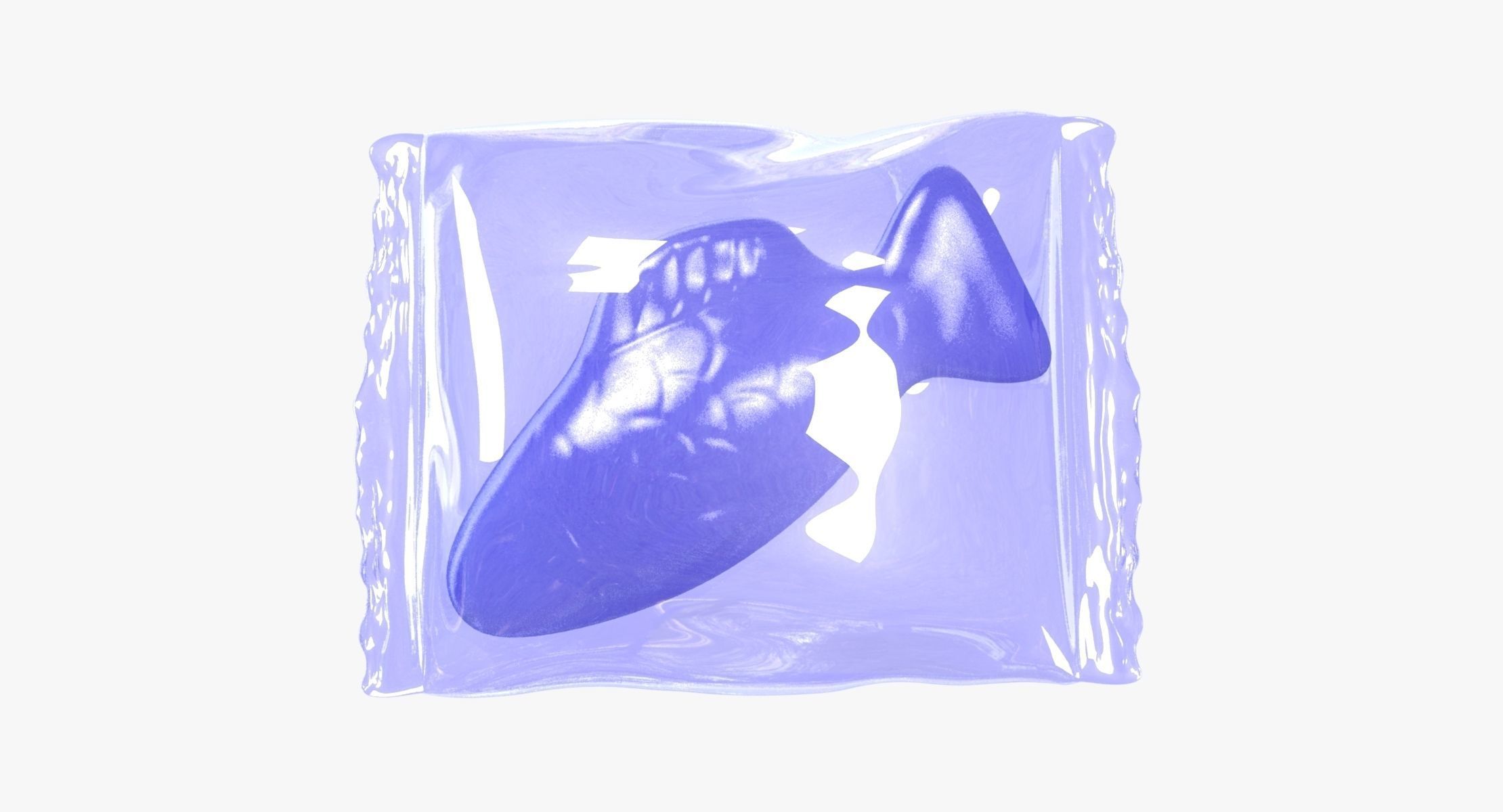 Wrapped Blue Fish model 3D model | CGTrader