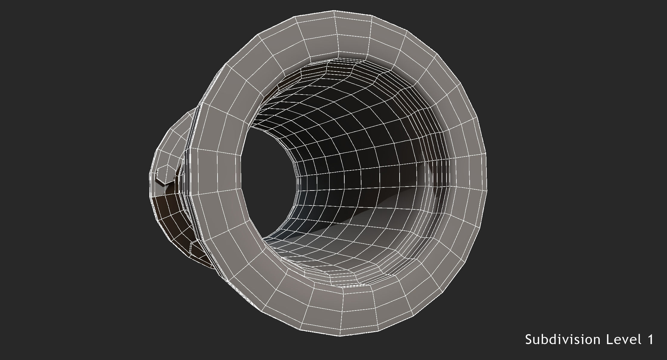 Red Straight Pipe 3D model | CGTrader