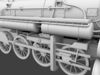 Steam Train Model Only 3D model animated rigged | CGTrader