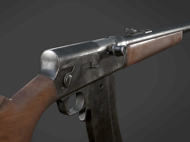 3D model Remington Model 81 Police Special PBR VR / AR / low-poly ...
