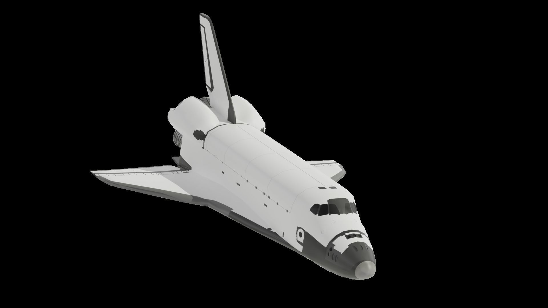Space Shuttle low poly FREE free VR / AR / low-poly 3D model | CGTrader