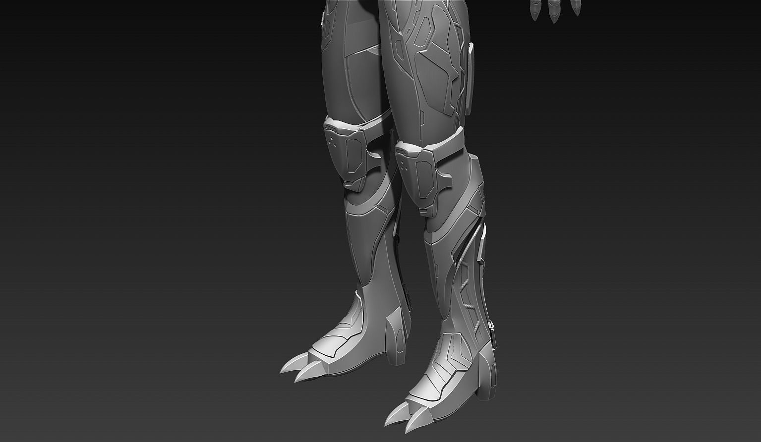 Cyber Mutant Zbrush Concept Model 3D model | CGTrader