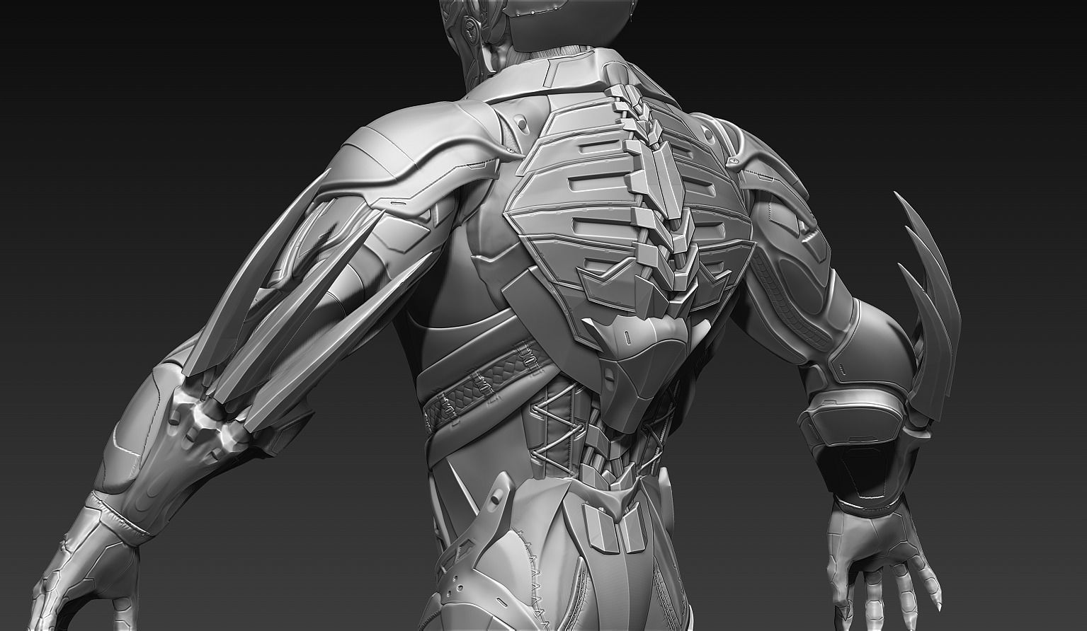 Cyber Mutant Zbrush Concept Model 3D model | CGTrader