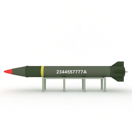 Rodong missile 3D model | CGTrader