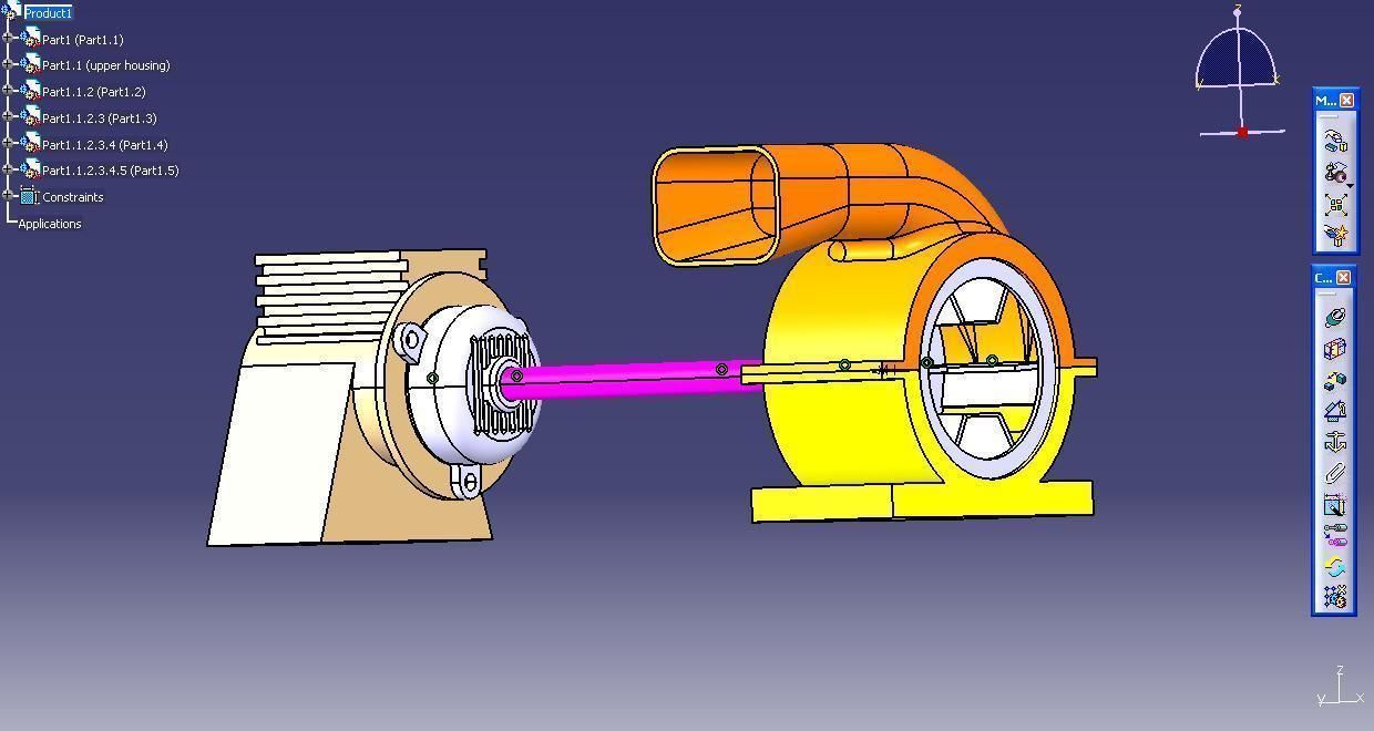 Blower Assembly 3D model | CGTrader