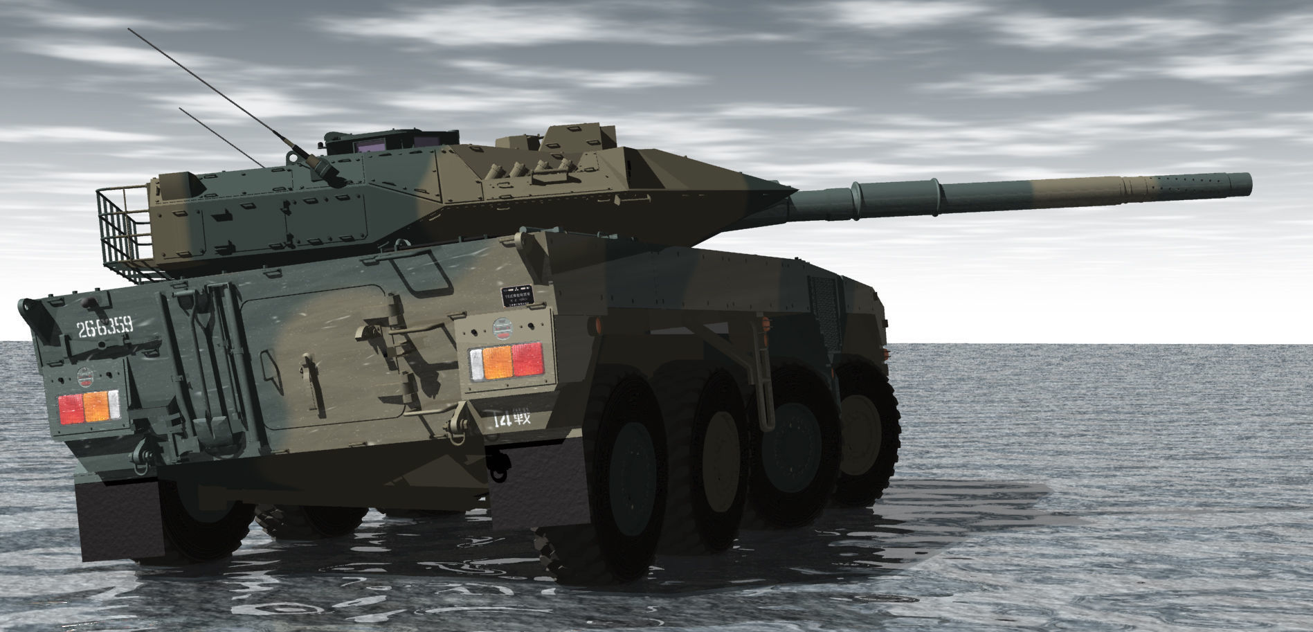 JGSDF Type-16 maneuver combat vehicle Update 3D model | CGTrader