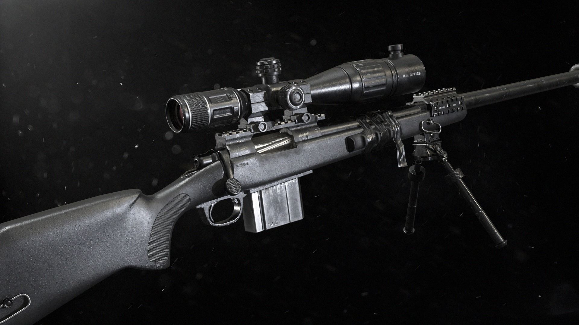 M40 Sniper Rifle - Mid Poly 3D model | CGTrader