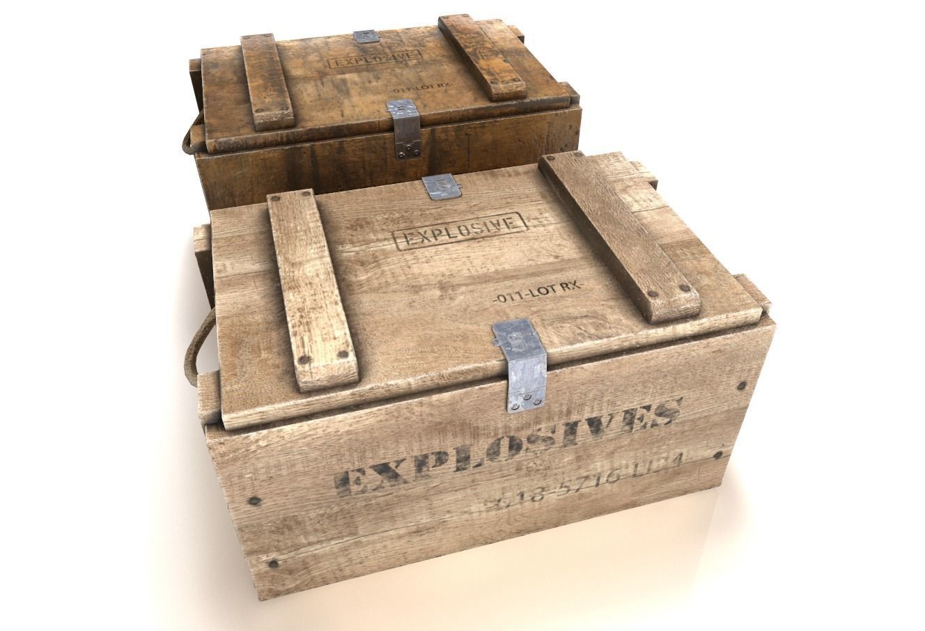 3D model Explosives crate 1 PBR VR / AR / low-poly | CGTrader
