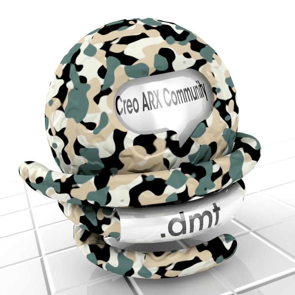 Creo Advanced rendering Extension ARX model ball free 3D model | CGTrader