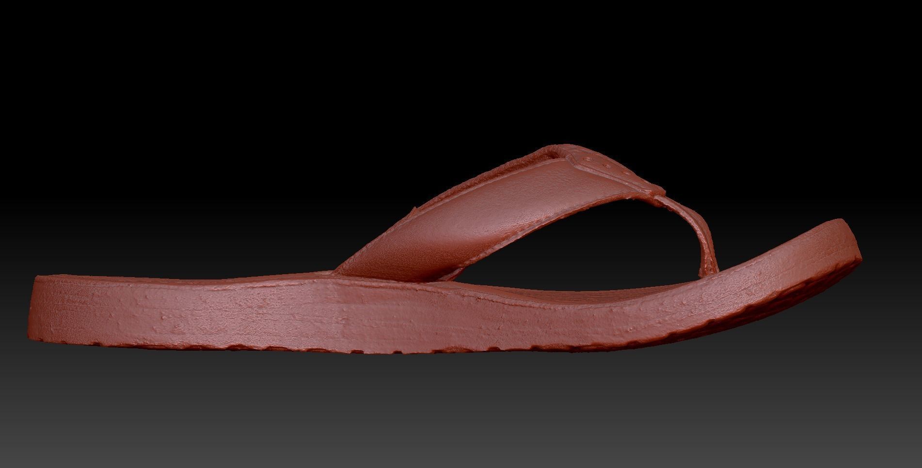 Old Teva Sandal 3D model | CGTrader