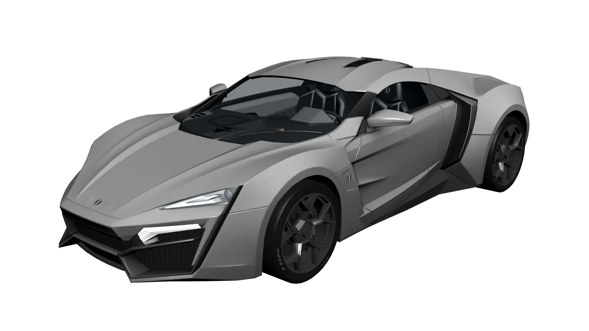 3D Lycan Hypersport Interior Exterior Detail | CGTrader