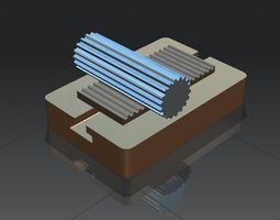 Four bar chain mechanism 3D Model STL IGE IGS IGES | CGTrader.com
