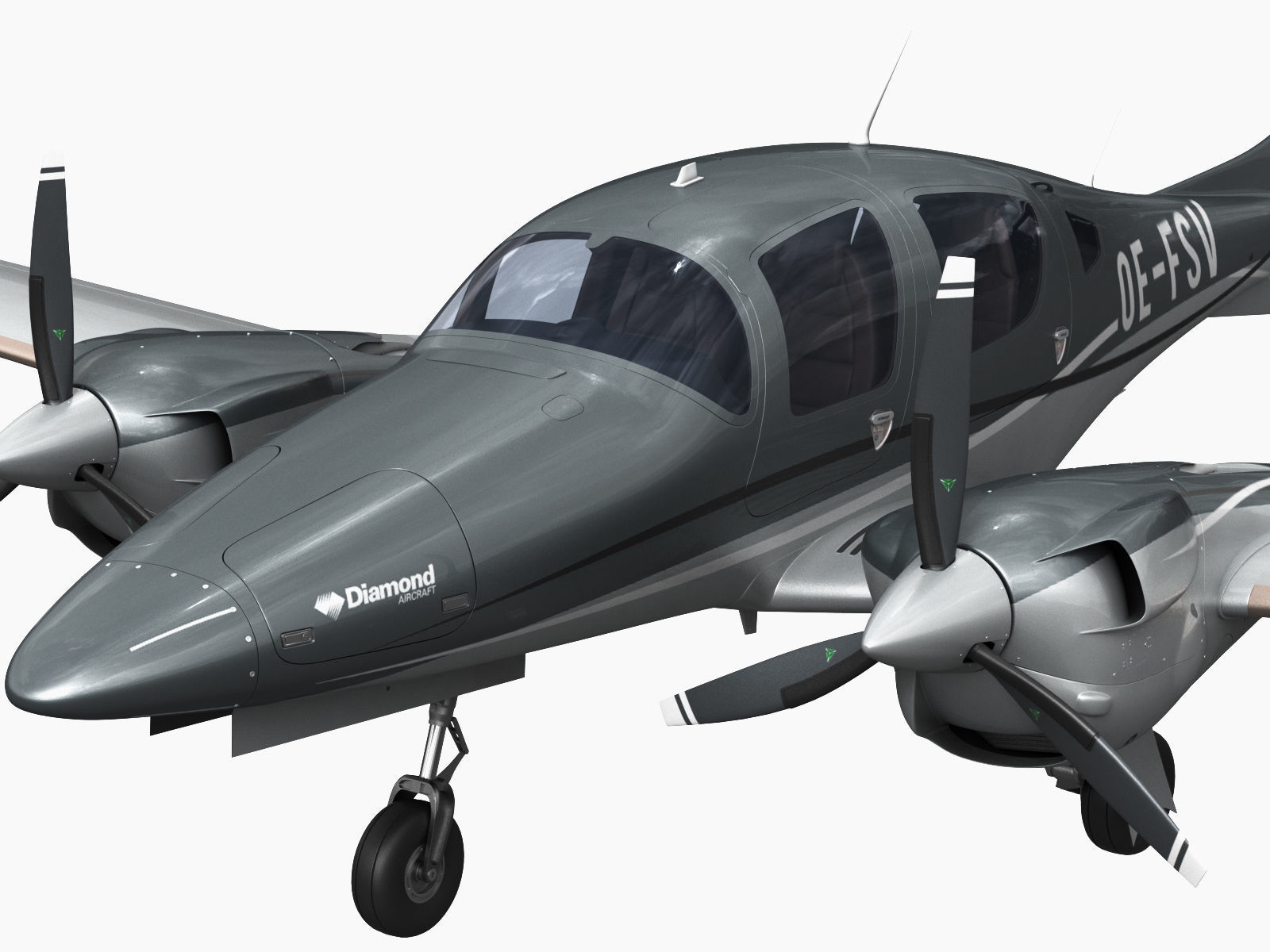 Diamond DA62 3D model | CGTrader