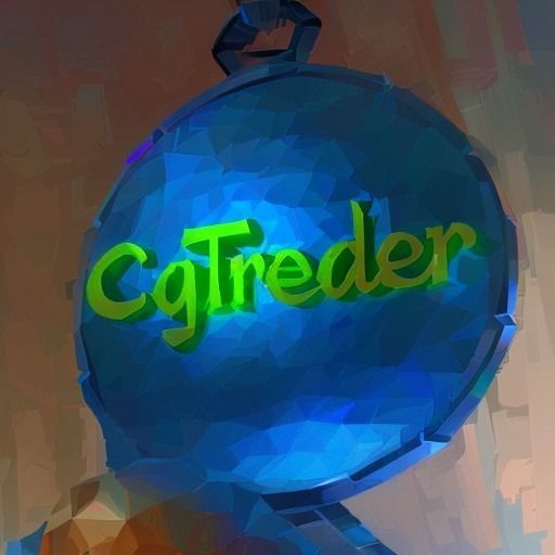 Cgtrader Keychain 3D model 3D printable | CGTrader