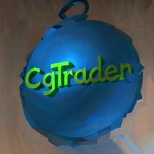 Cgtrader Keychain 3D model 3D printable | CGTrader