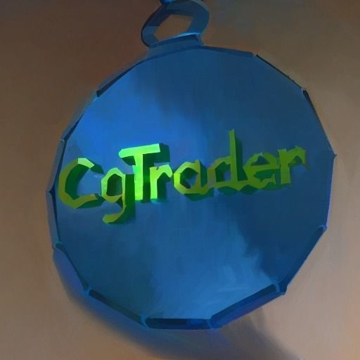 Cgtrader Keychain 3D model 3D printable | CGTrader