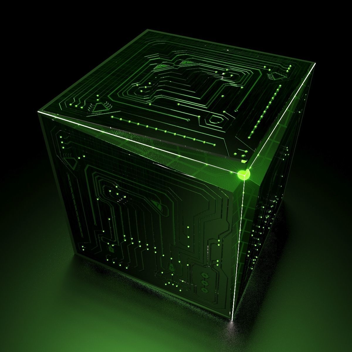 Alien Cube 3D model | CGTrader