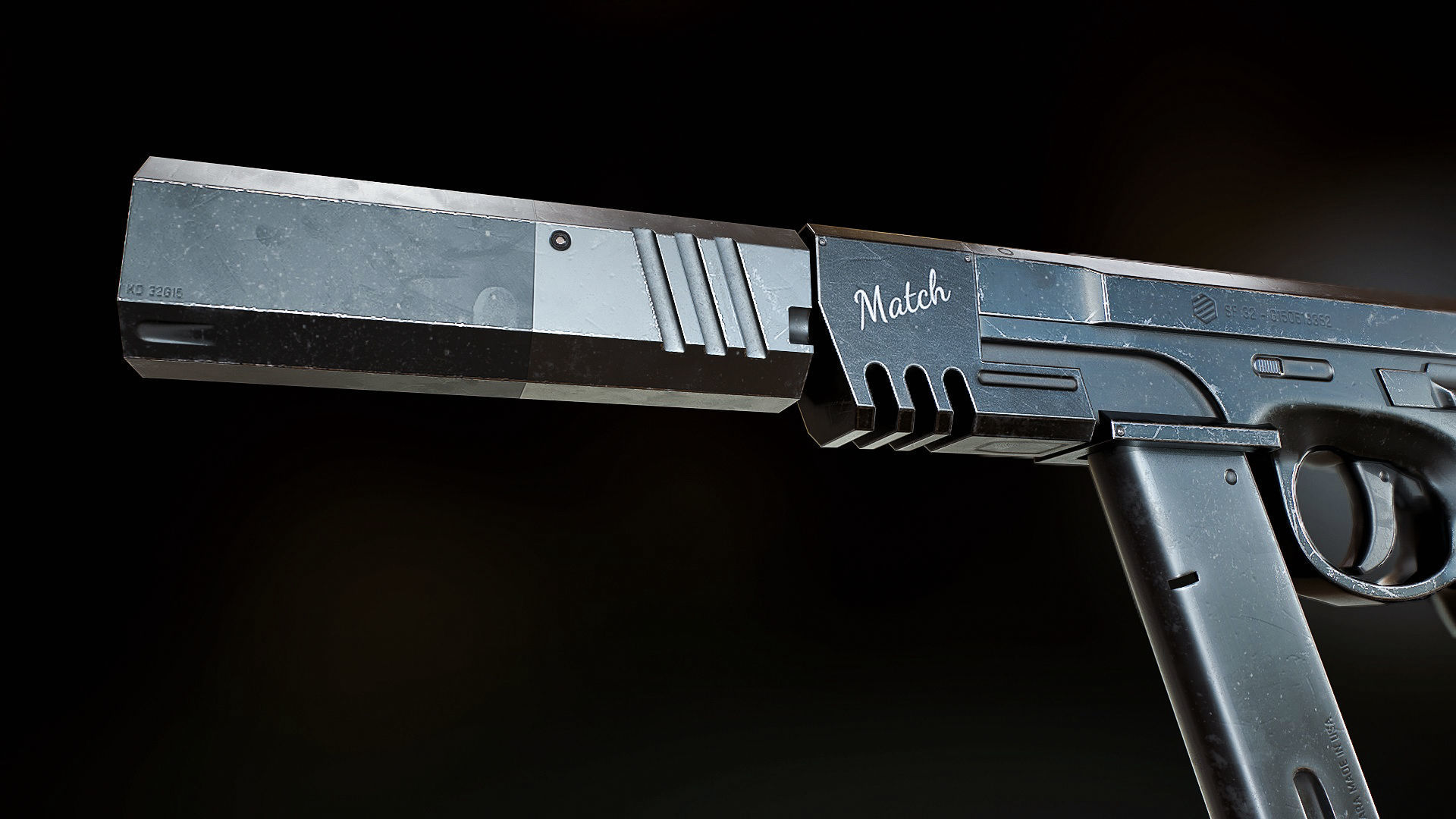 SF-32 PISTOL free VR / AR / low-poly 3D model | CGTrader