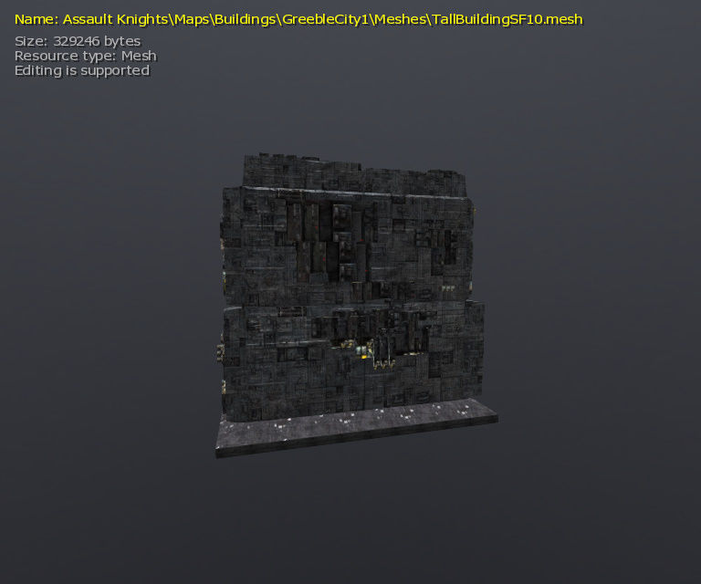 3D model 3D Greeble Buildings VR / AR / low-poly | CGTrader