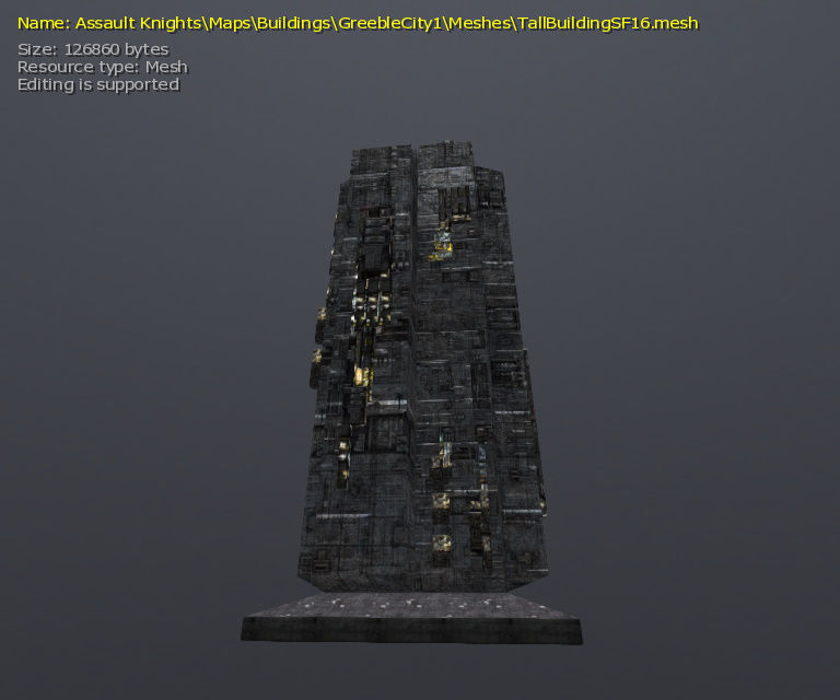 3D model 3D Greeble Buildings VR / AR / low-poly | CGTrader