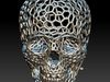 Hexagon Skull 3D model 3D printable | CGTrader