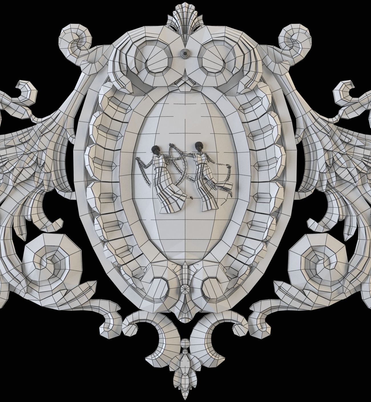 Medallion 3D model 3D printable | CGTrader