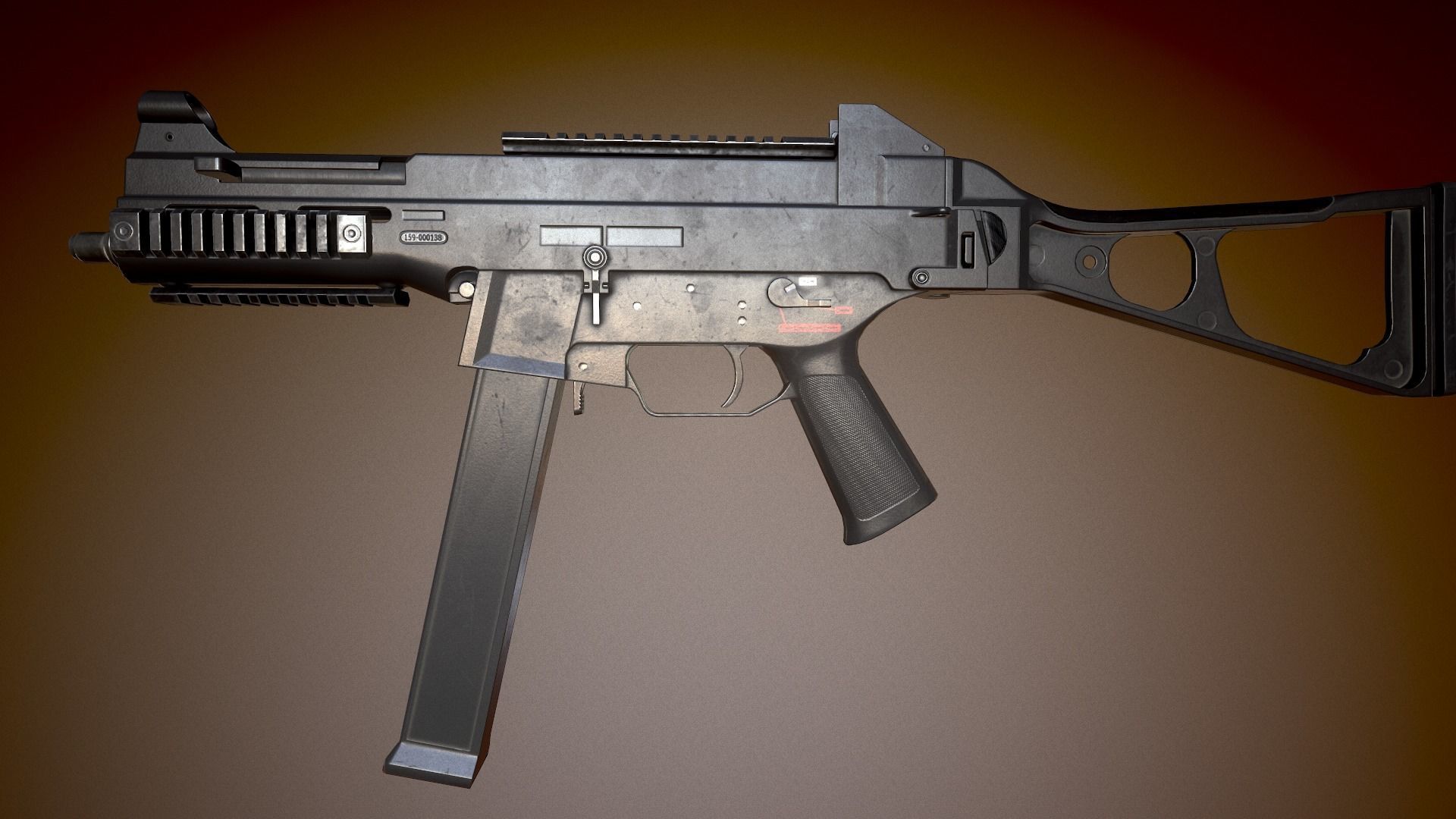 3D model HK UMP-45 VR / AR / low-poly | CGTrader