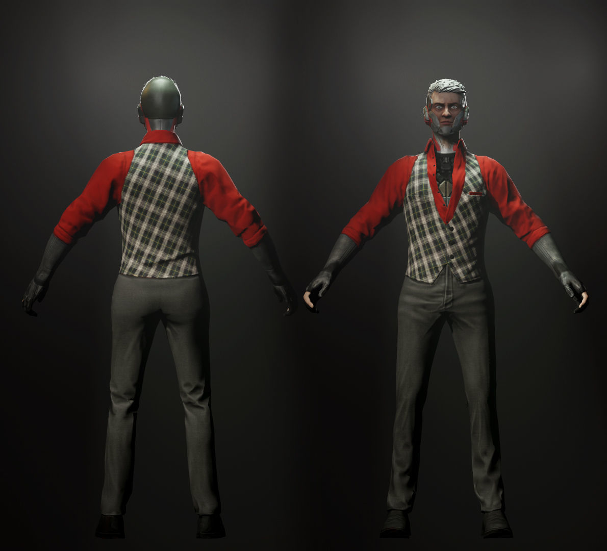 3D model Gunman VR / AR / low-poly rigged animated | CGTrader