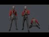 3D model Gunman VR / AR / low-poly rigged animated | CGTrader