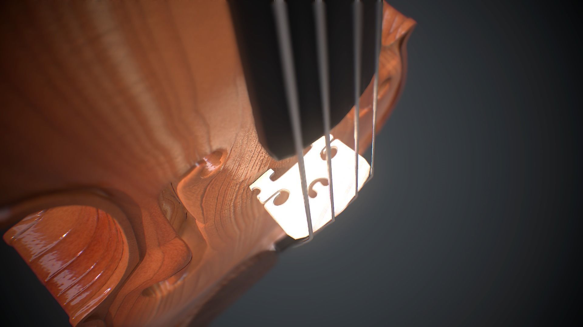 Violin Classic free VR / AR / low-poly 3D model | CGTrader