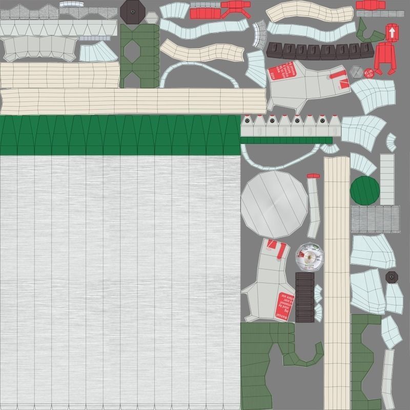 3D model Oxygen Tank Resuscitator Kit VR / AR / low-poly | CGTrader