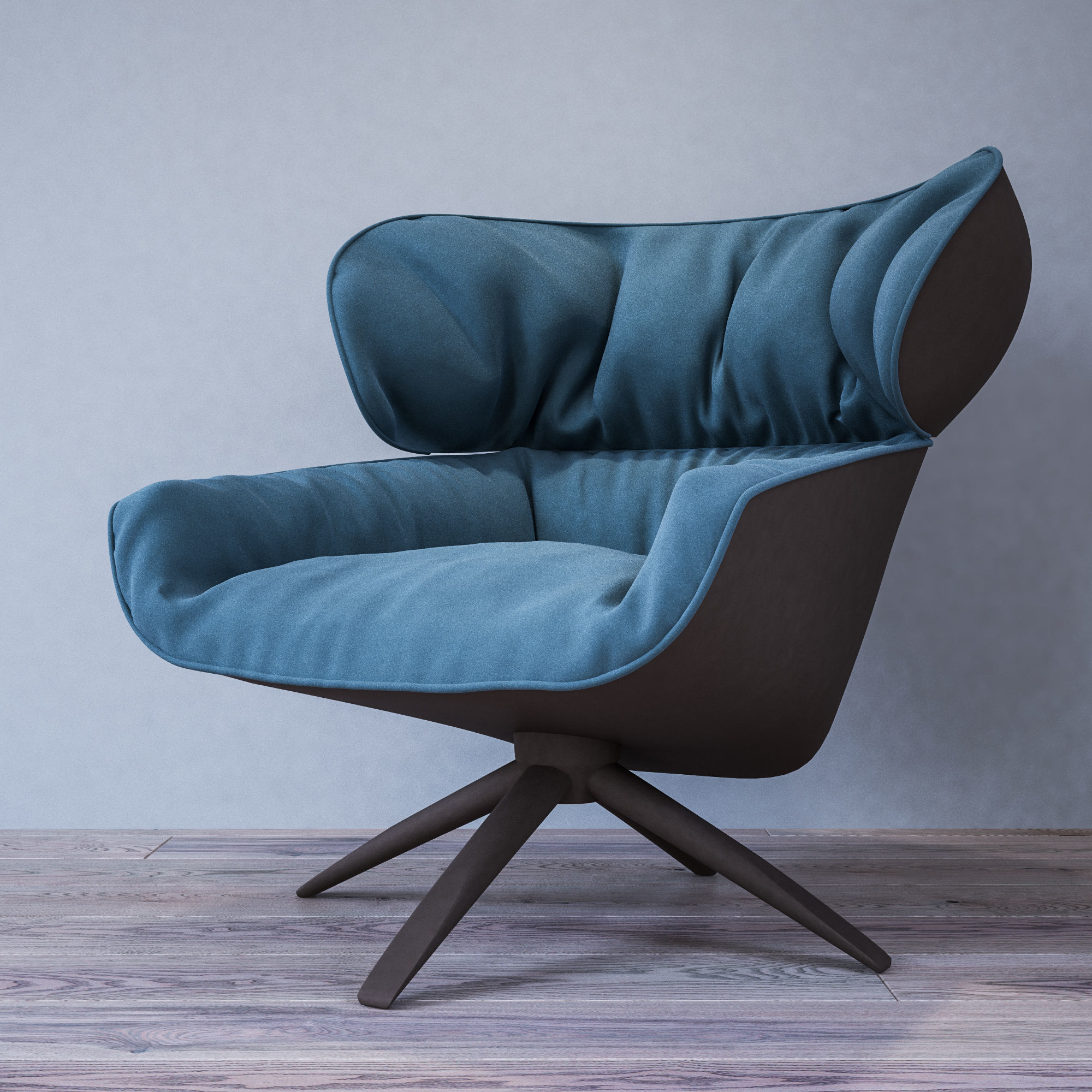 B and B Italia Tabano chair 3D model | CGTrader