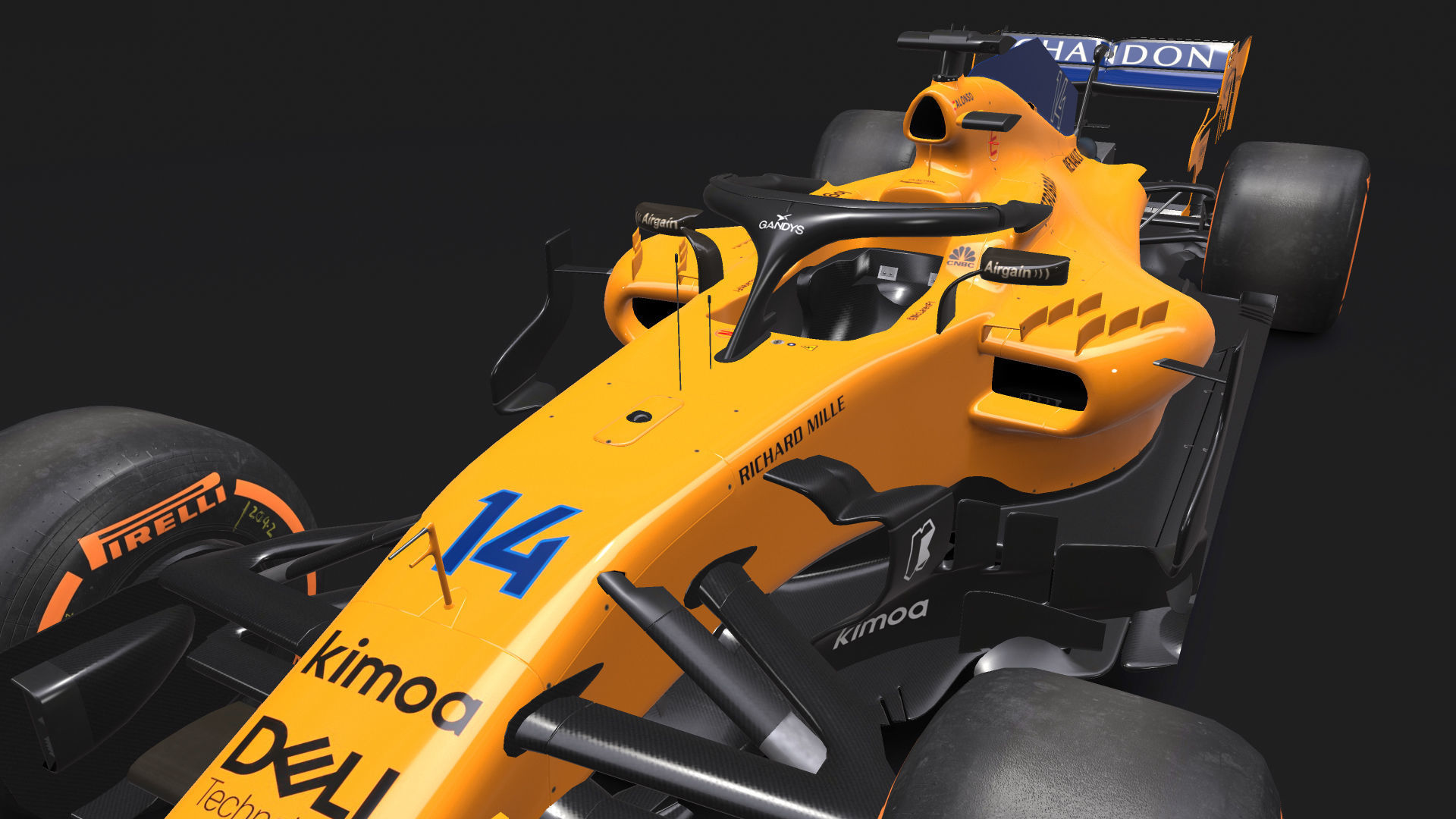 3D model F1 McLaren mcl33 2018 3D VR / AR / low-poly | CGTrader