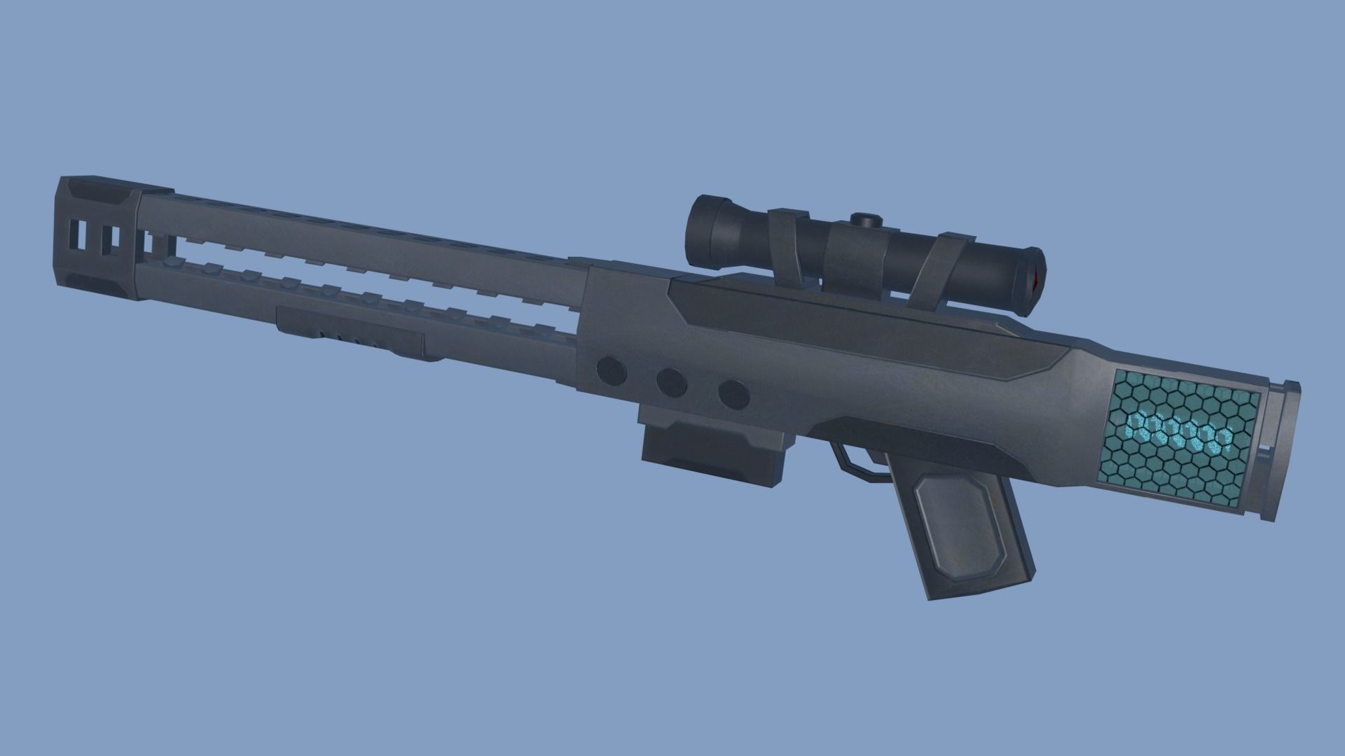 3D model Railgun for games VR / AR / low-poly | CGTrader