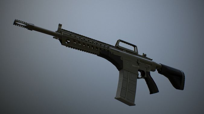 3D model MPT-76 Turkish Battle Rifle VR / AR / low-poly | CGTrader