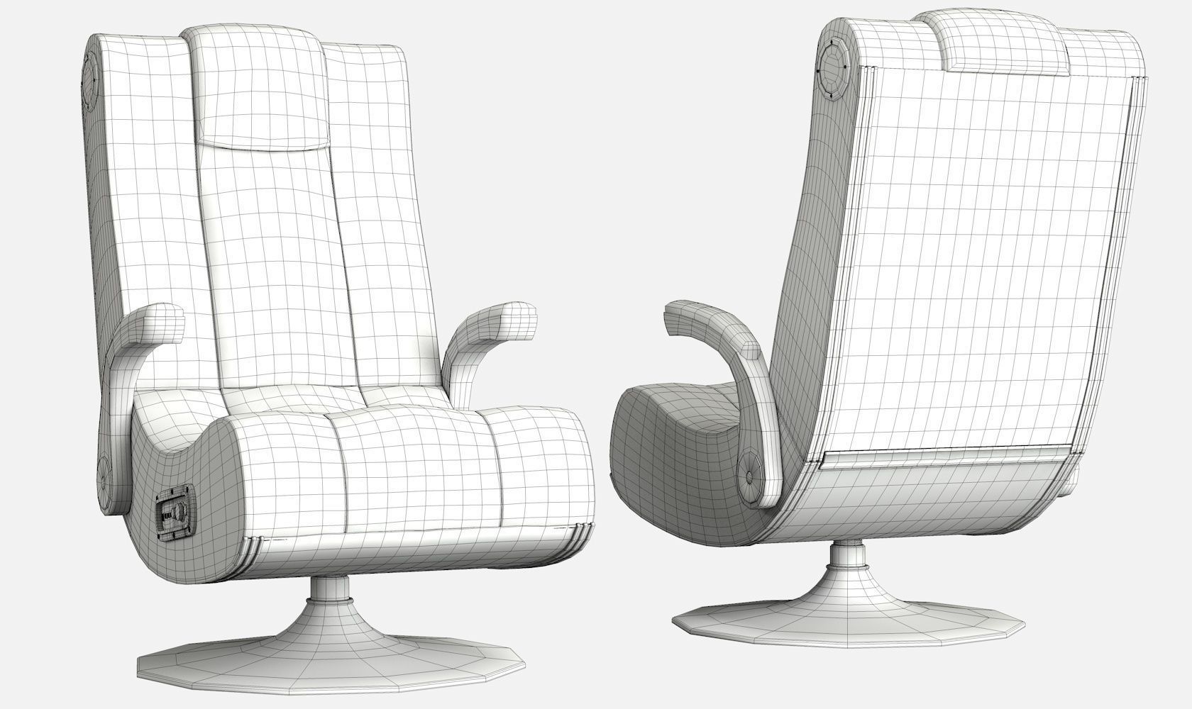 3D model Gaming Chair V2 VR / AR / low-poly | CGTrader