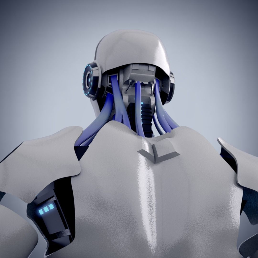 Male Android 3D model rigged | CGTrader