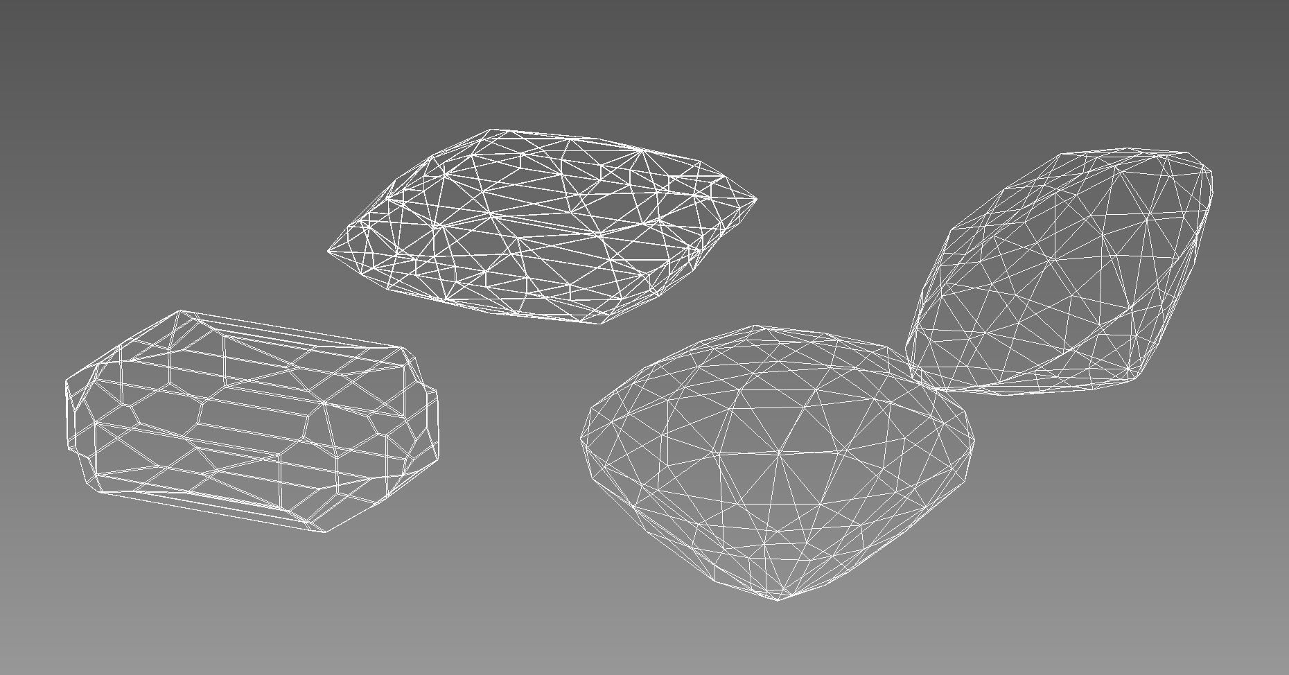 Gem Stones Pack free 3D model | CGTrader