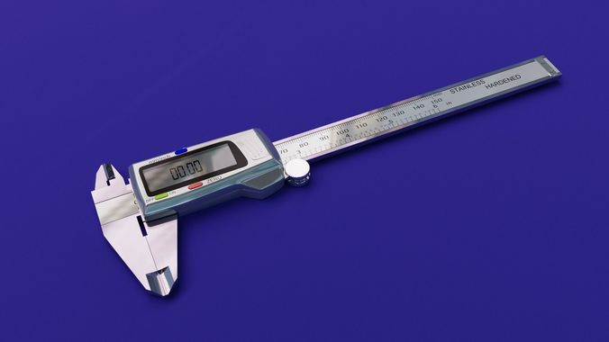 caliper model 3D model | CGTrader