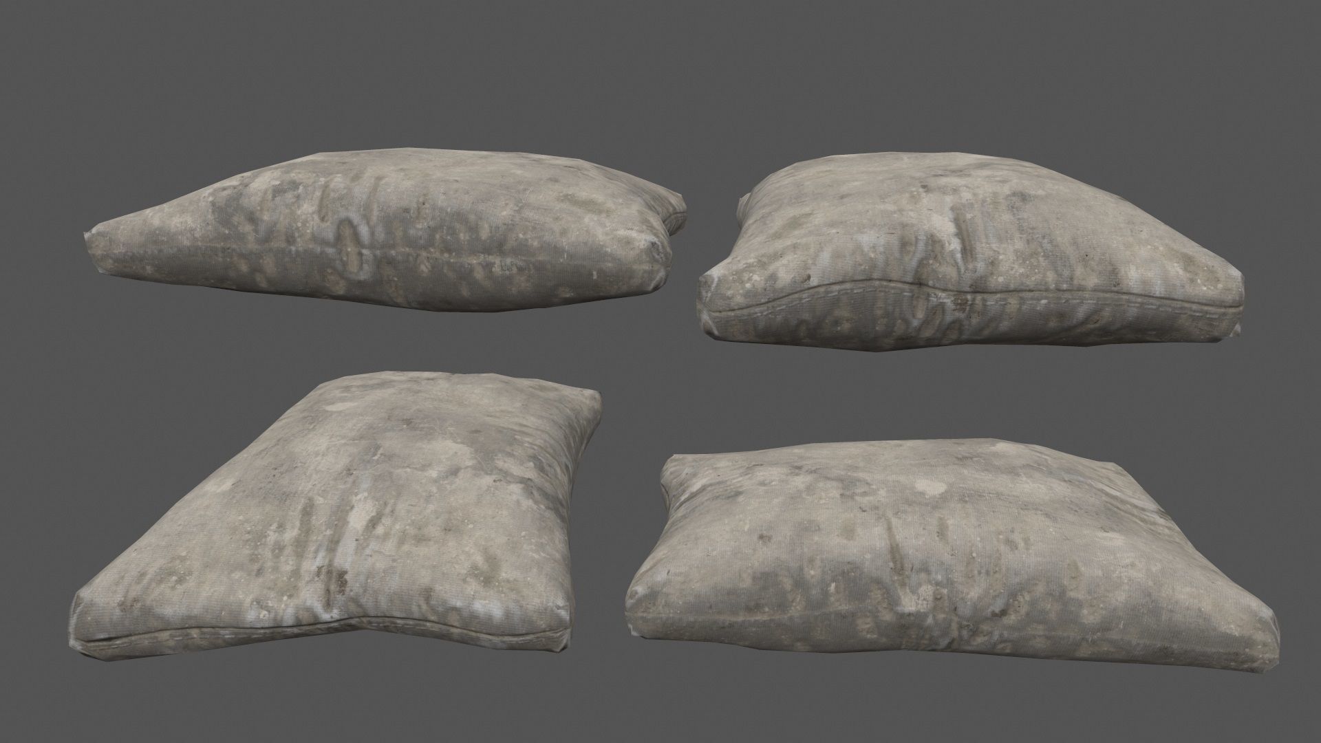 3D model sanbag set VR / AR / low-poly | CGTrader