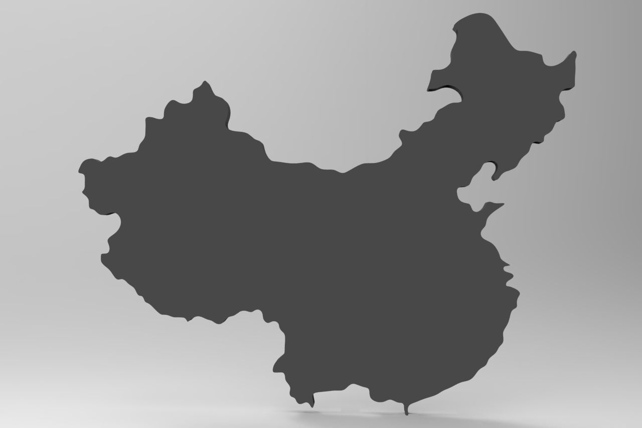 China 3d map free 3D model | CGTrader