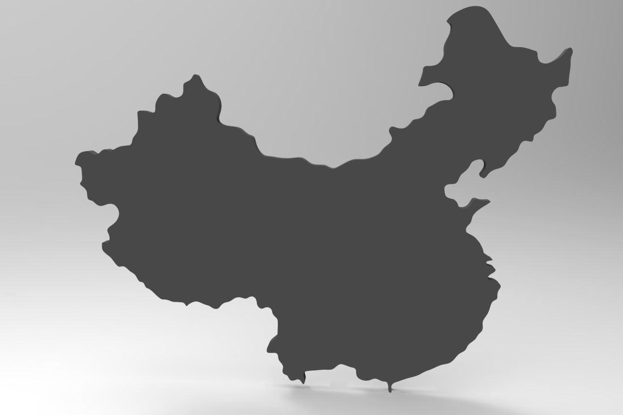 China 3d map free 3D model | CGTrader