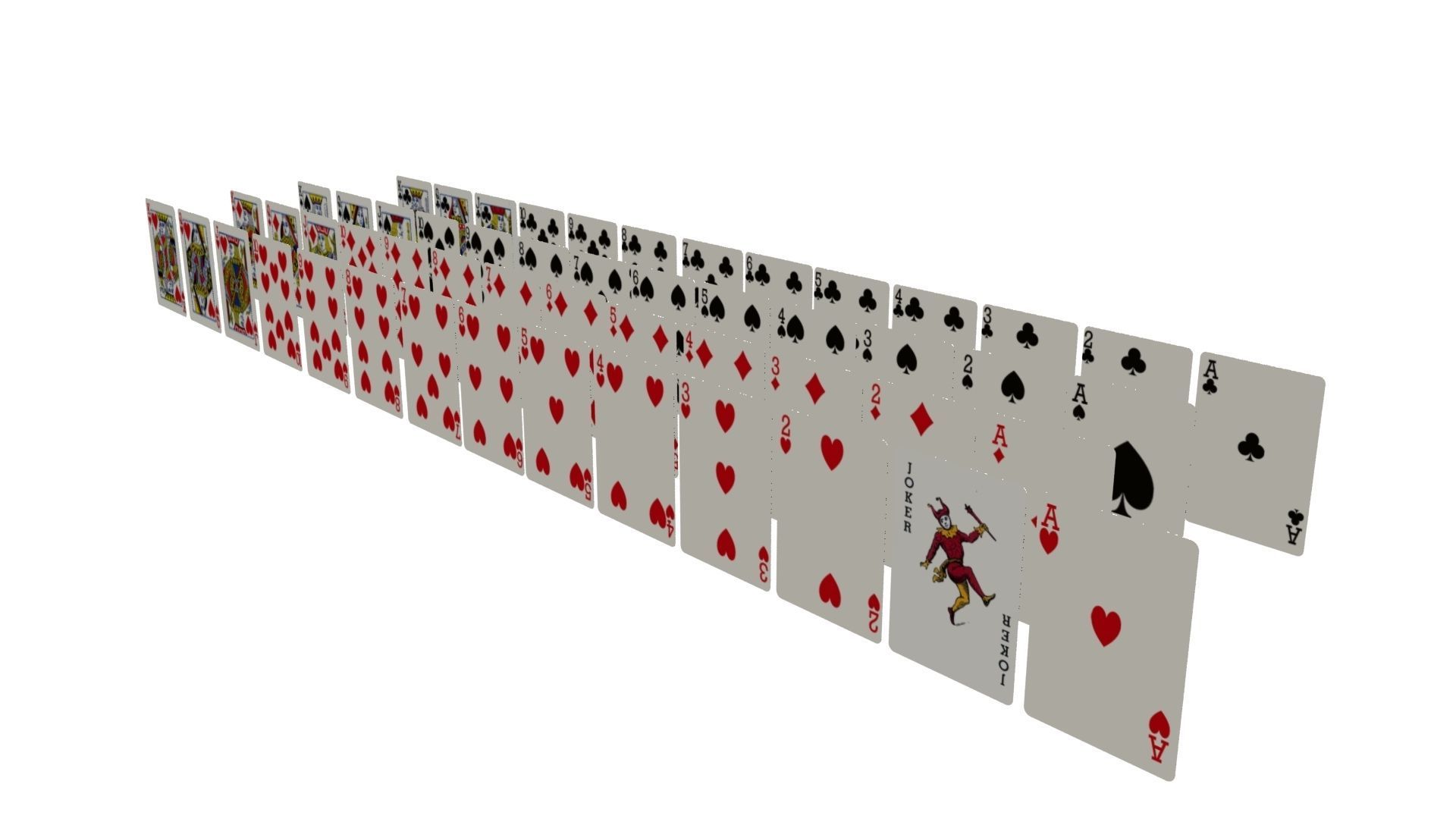 3D model Playing Cards Deck 3D VR / AR / low-poly | CGTrader