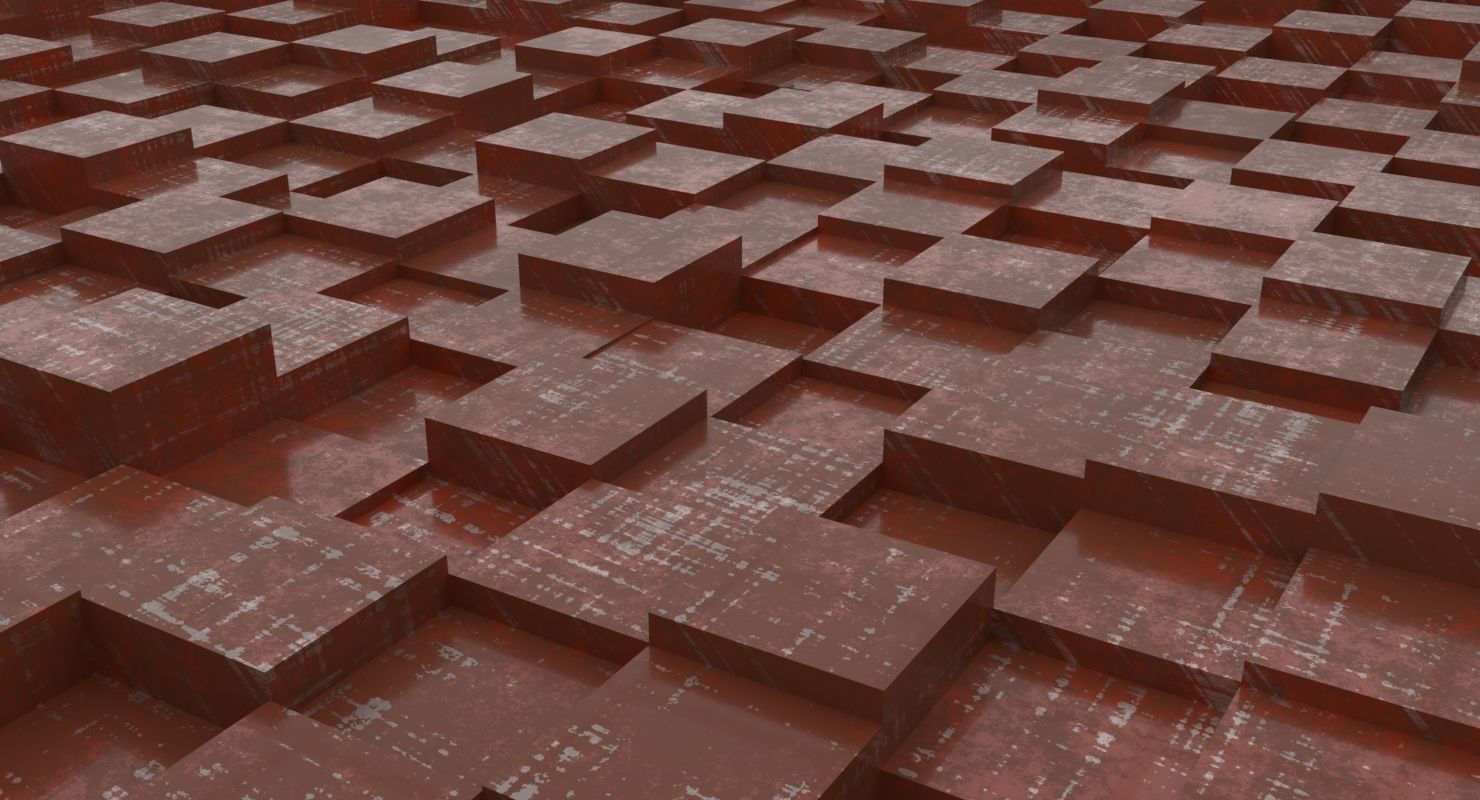 infinite cubes 3D model | CGTrader