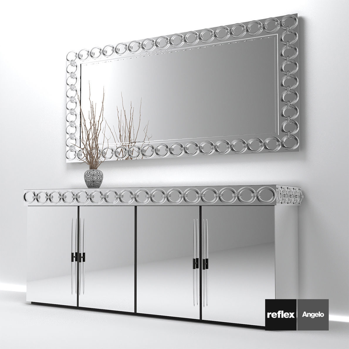 Casanova Buffet and Mirror from Reflex Angelo - Design by Reflex 3D ...