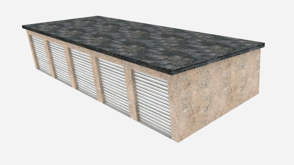 3D model 5 Storage Units VR / AR / low-poly | CGTrader