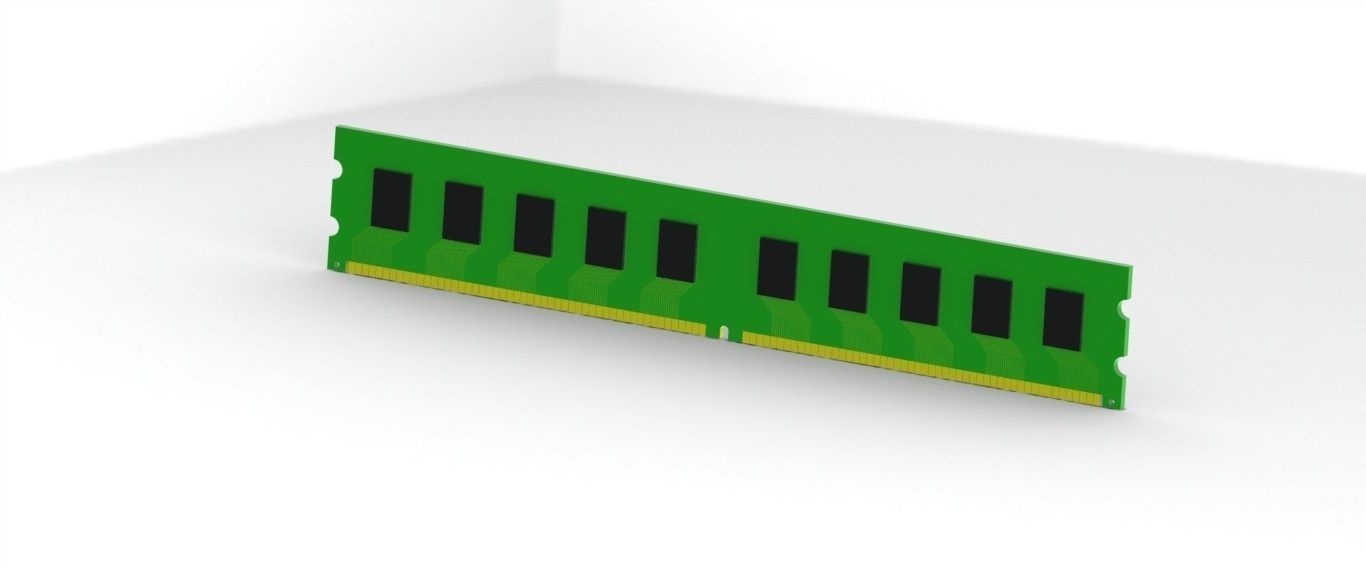 RAM DDR 2 free 3D model | CGTrader